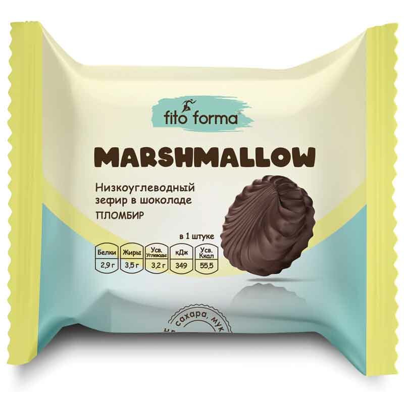 Fito Forma Низкоуглеводный зефир в шоколаде (40 гр.) (Тирамису)