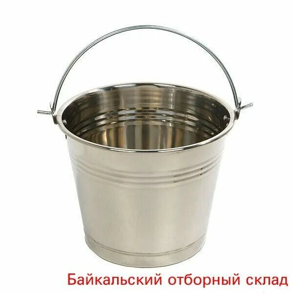 Кадка для продуктов, Нержавеющая сталь, 5 л