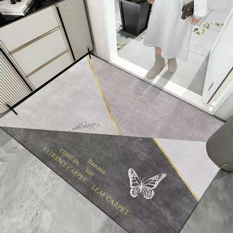 YYD Carpet Коврик придверный, 0.8 x 1.6 м，Полиэстеровое волокно，кристальная фланель16