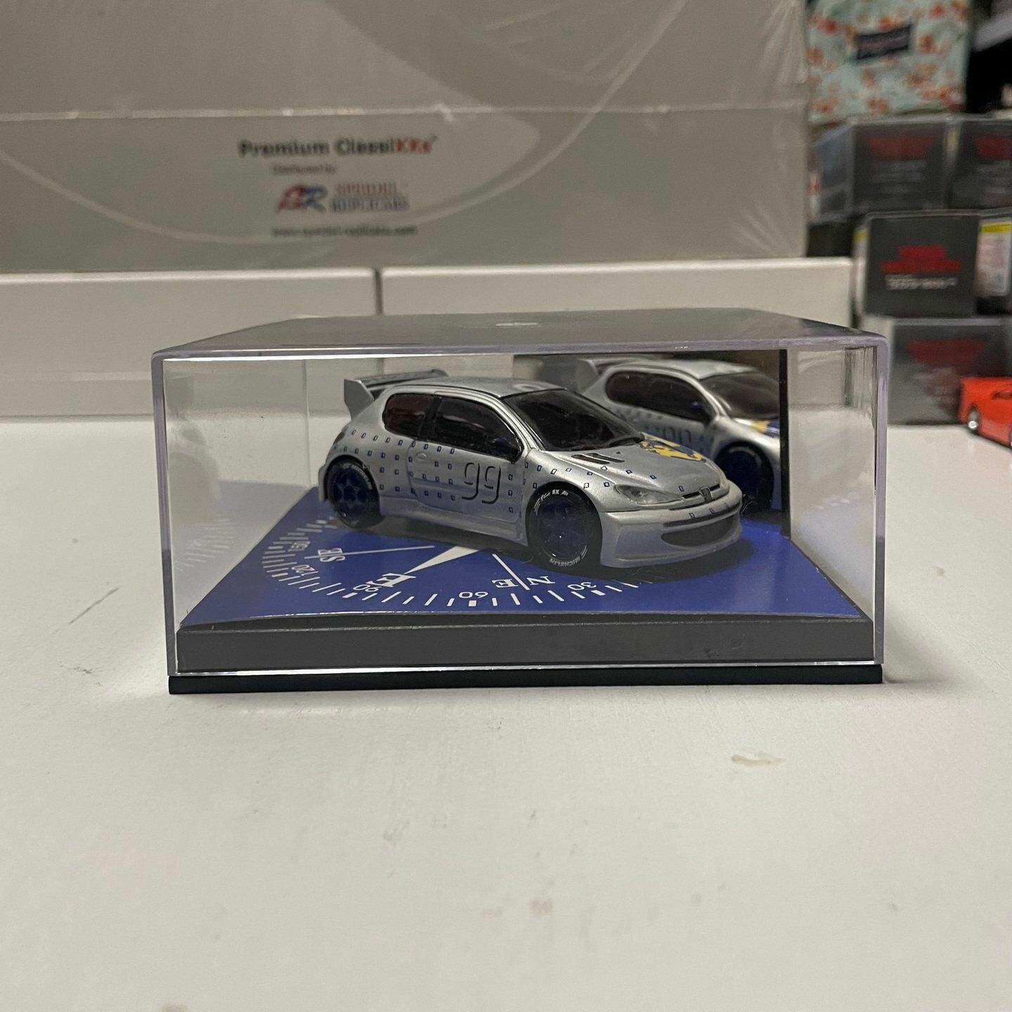 1:43 Модель автомобиля Vitesse Peugeot 206 WRC, серебристый