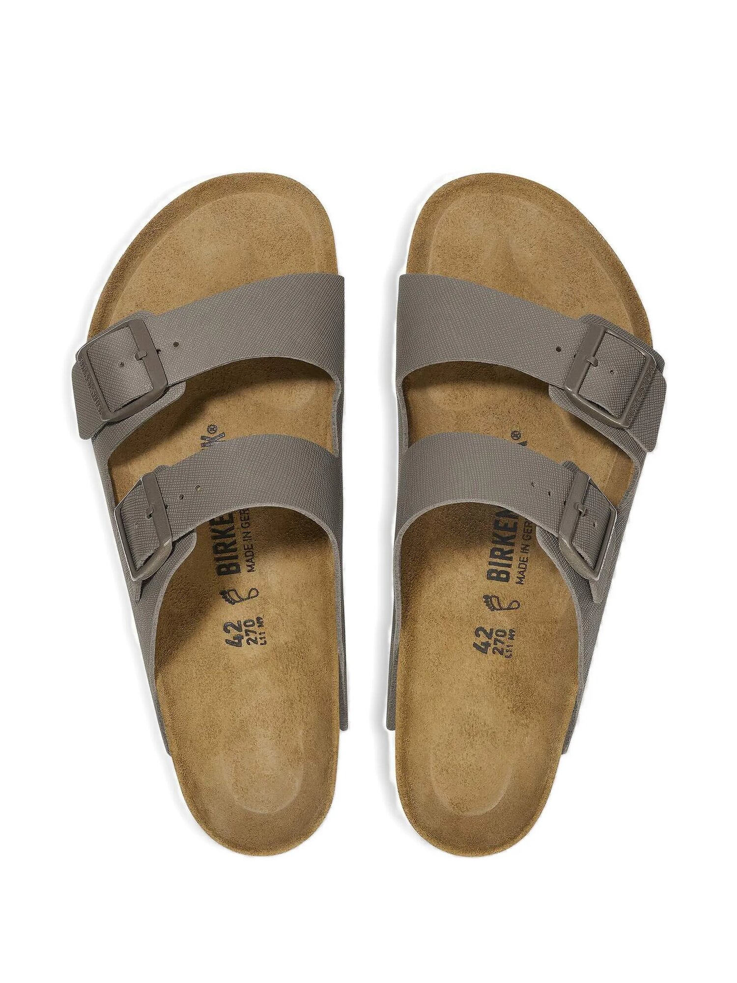 Босоножки Birkenstock Arizona, размер 42 EU, серый — фото 1