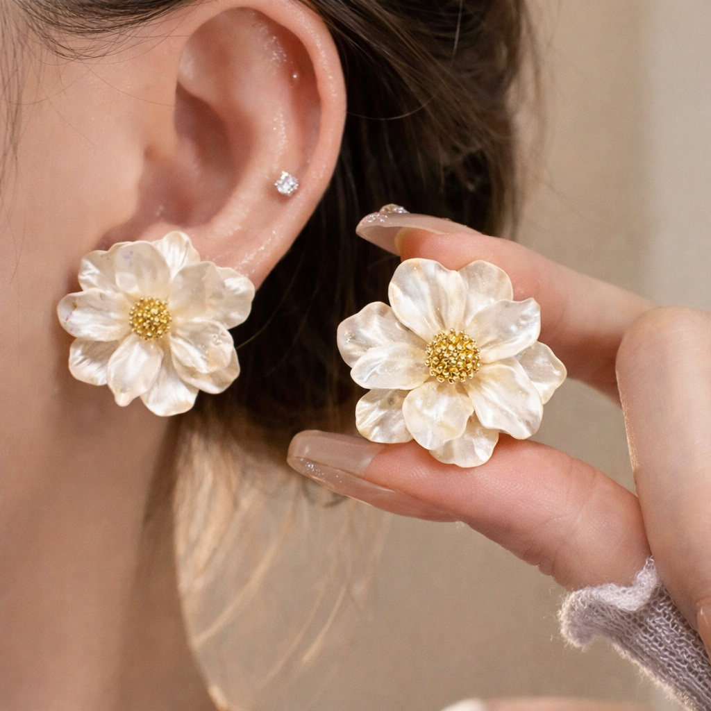 Серьги с подвесками, пусеты