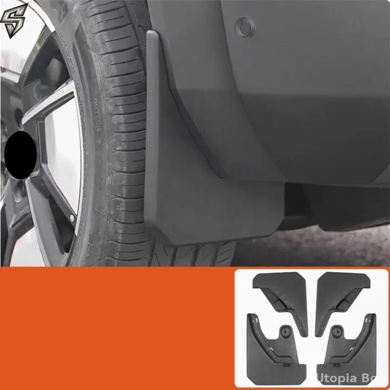 Utopia B Защита внешних частей автомобиля 4 шт. Резиновые брызговики для переднего бампера