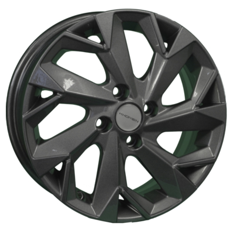 Диск колесный Khomen Wheels KHW1508 (Rio-Solaris) 6,0x15 4x100 Dia54.1 ET46 цвет Gray
