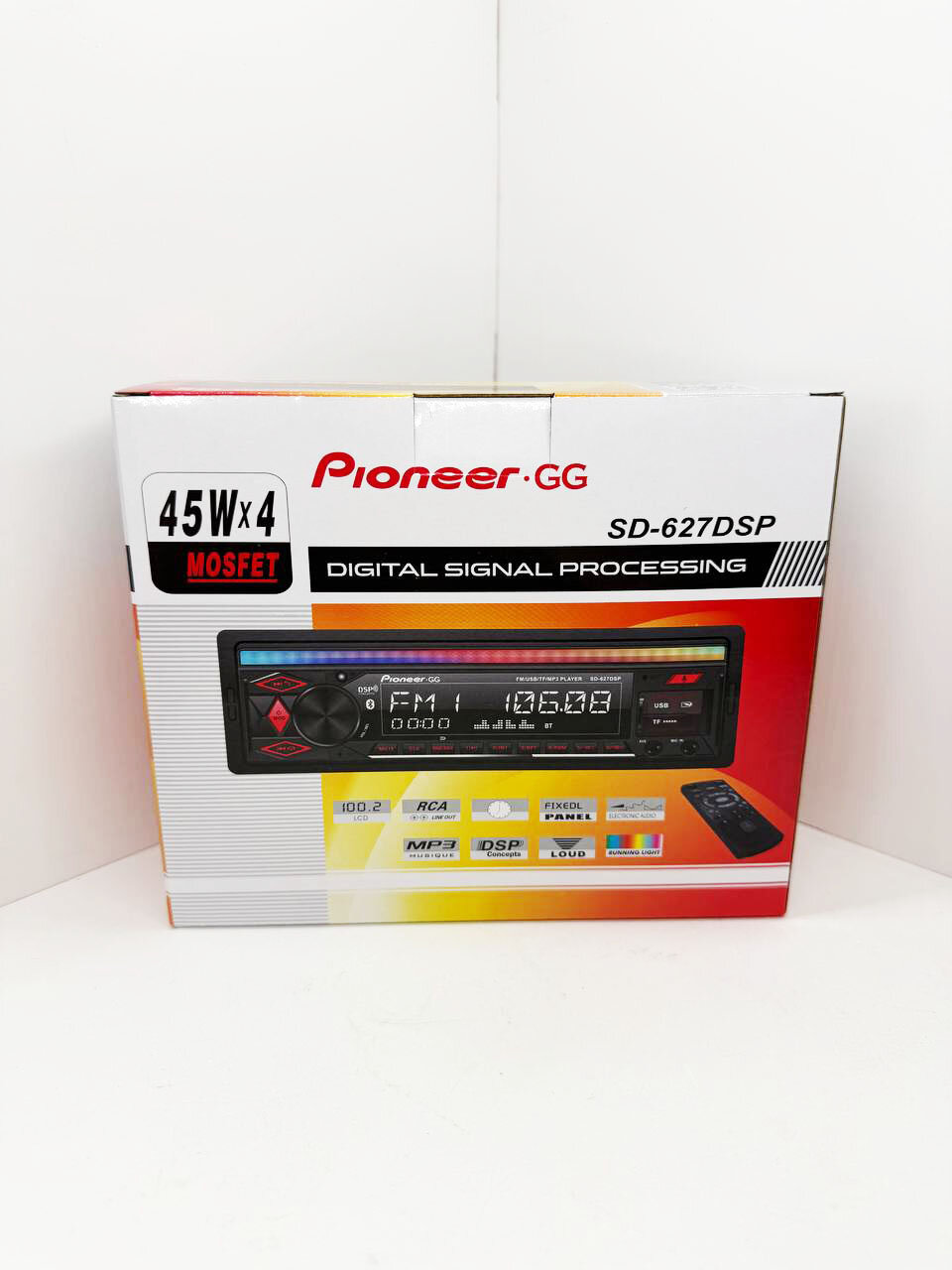 Процессорная автомагнитола 1 DIN с блютуз / DSP