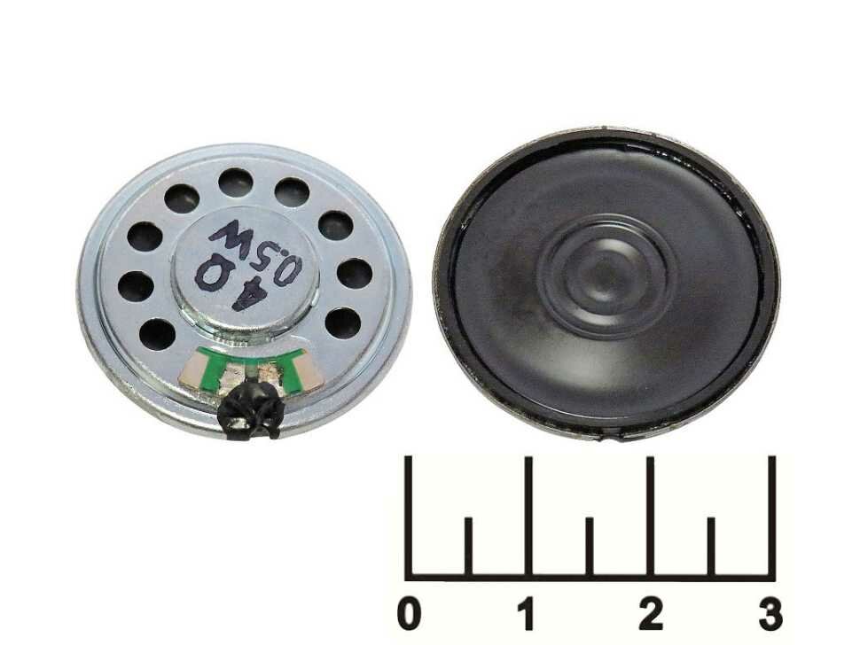 Динамик 4 Ом 0.5W 30х4мм (S1803) (3004R)