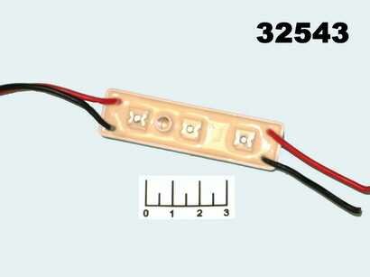 Модуль подсветки 12V красный 3LED GN-CLM-3RE