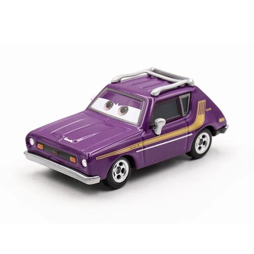 Литой трактор Франк из фильма "Тачки 2" Сиреневый, 30