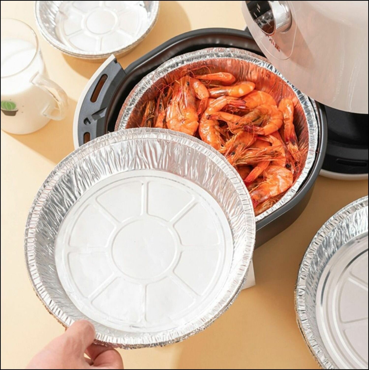 Набор из 10 премиум листов для аэрогриля из алюминиевой фольги