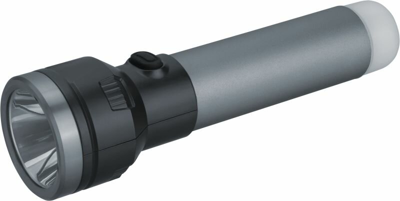 Фонарь светодиодный ручной 95 708 NPT-CP29-ACCU пласт. 1LED 3Вт+4LED 1Вт Li-Ion 3.7В 2реж IPX4 NAVIGATOR 95708