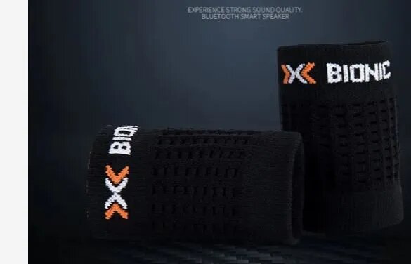 X-BIONIC Защита запястья для бега, размер M/L, черного цвета