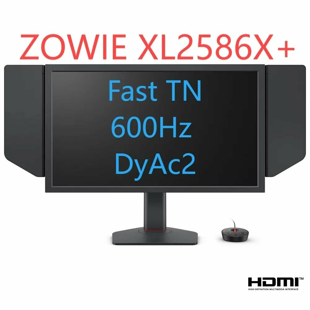 Zowie 24.1" Монитор ZOWIE XL2586X+, черный