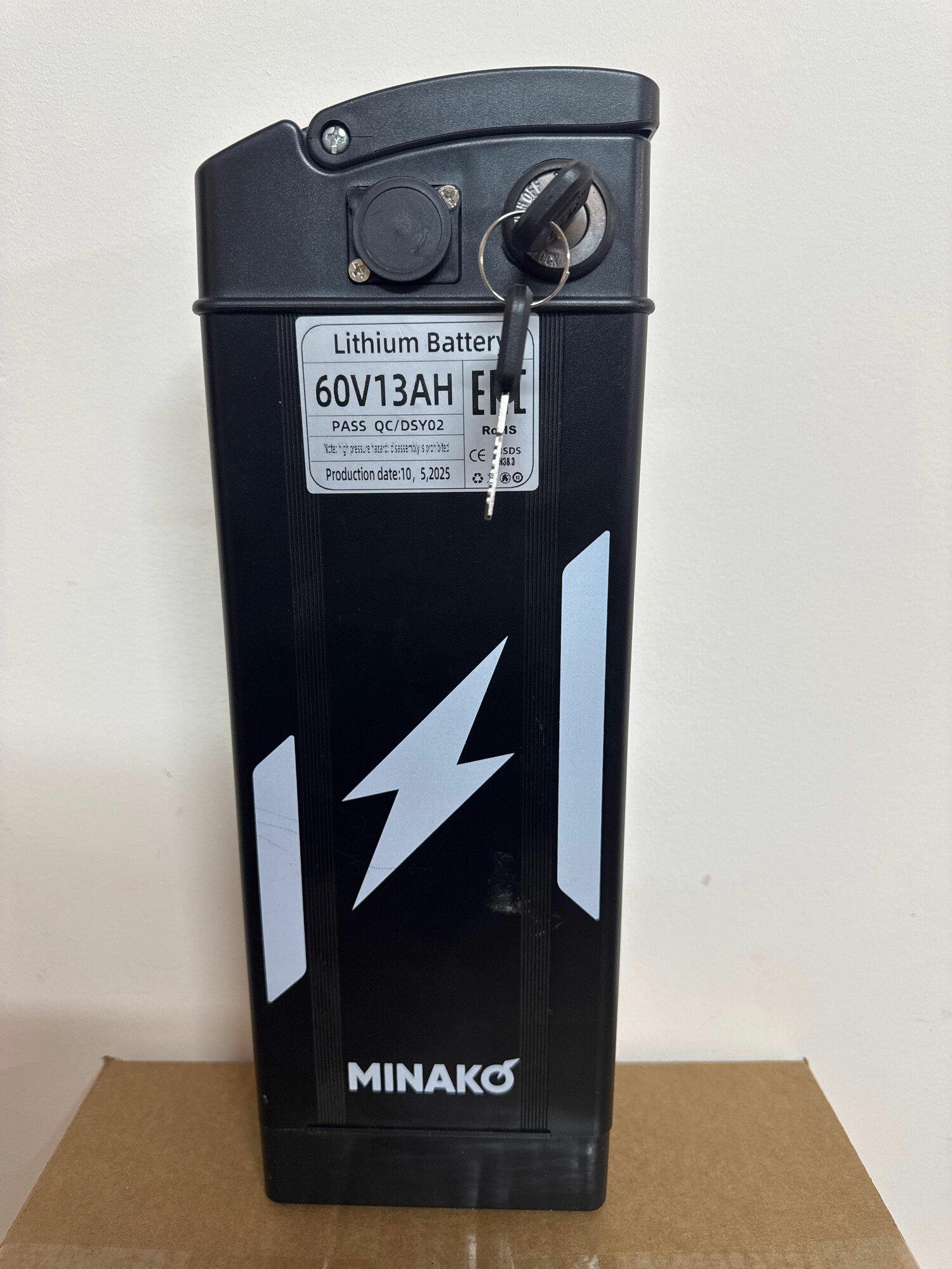 Аккумулятор 60V/12Ah для электровелосипеда Minako V2/V8