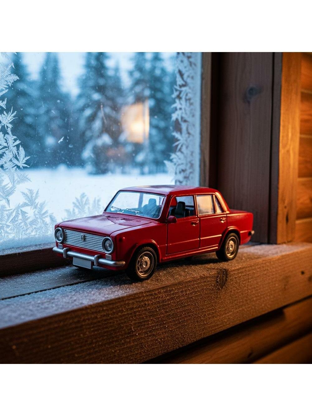 Модель автомобиля Лада из сплава — фото 1