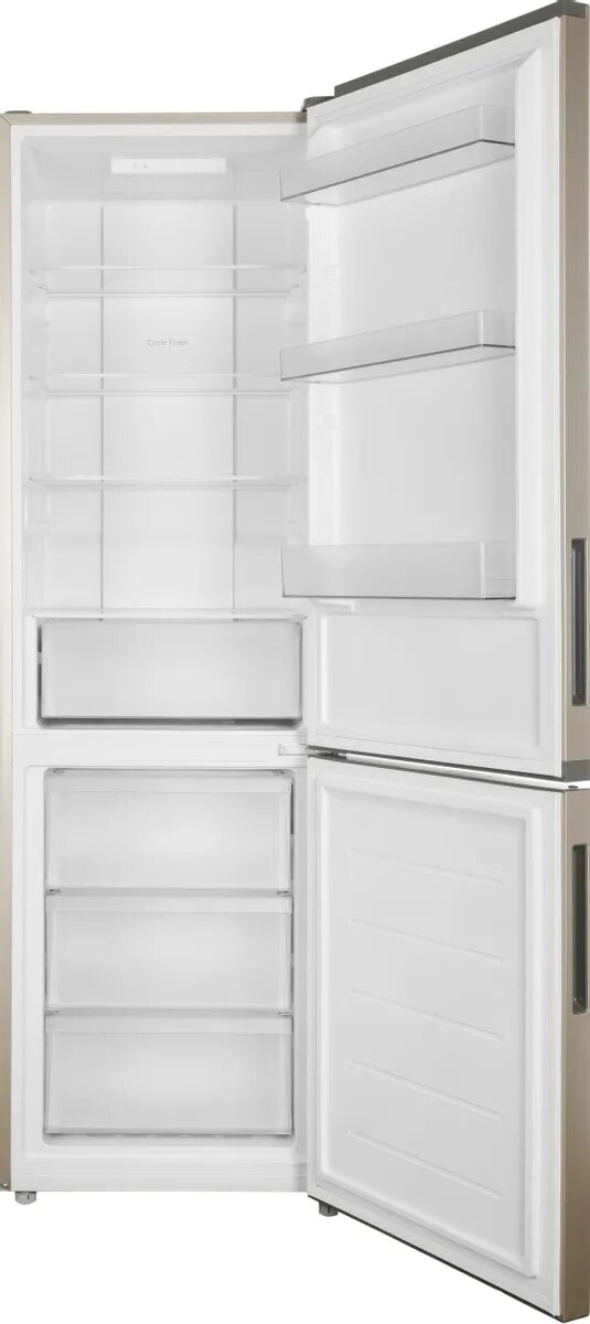 BJ0XR4E00RU / Холодильник двухкамерный Candy Combi CFN6200G золотистый