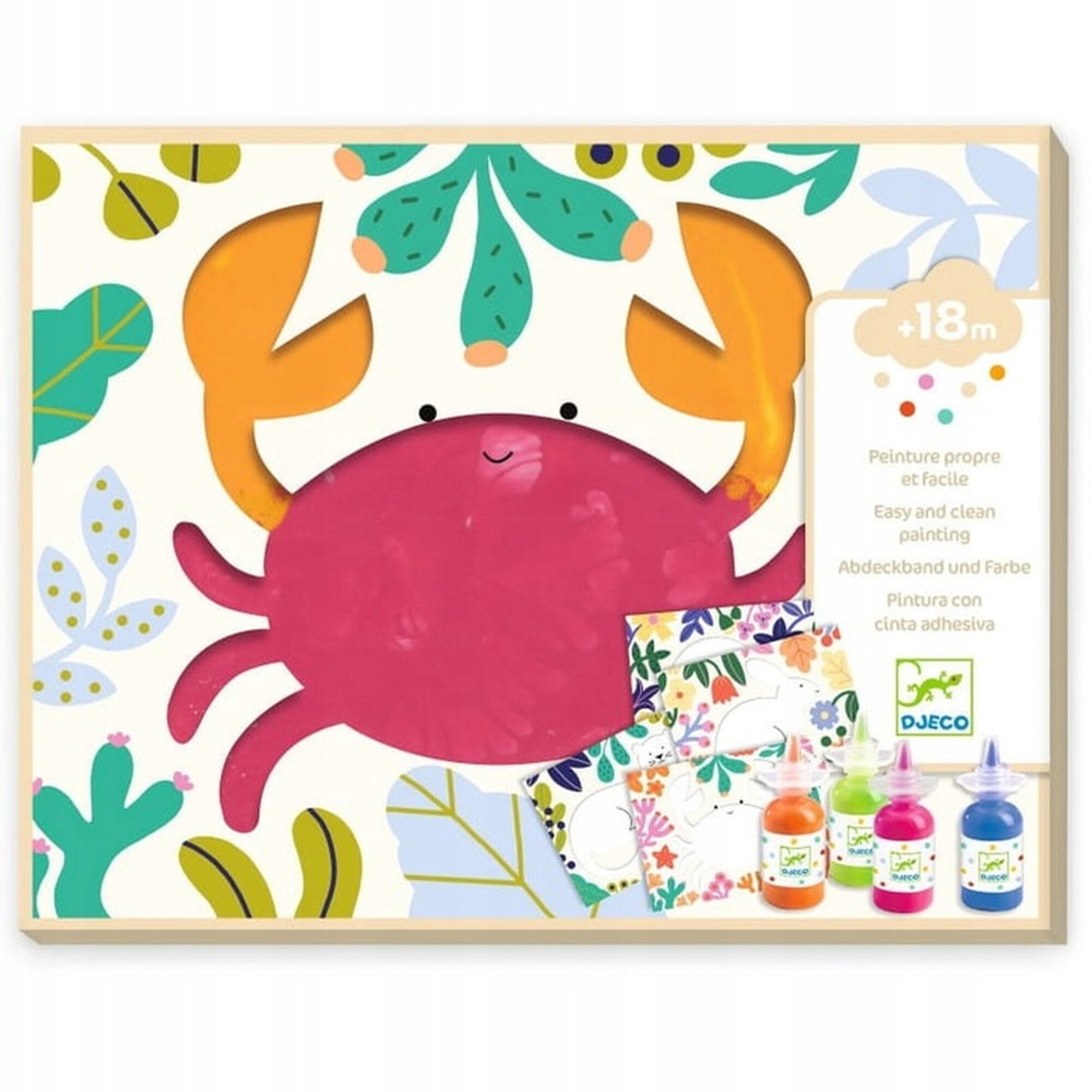 Набор для творчества Djeco - Набор " Океан" для рисования пальцами - DJ09858