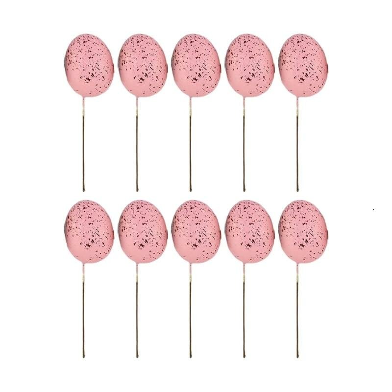 Пенопластовые яйца на Пасху (20 шт.), Розовый - 37MM