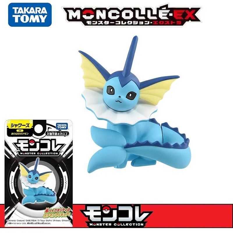 TAKARA TOMY Фигурка Покемон Вапореон Vaporeon É
