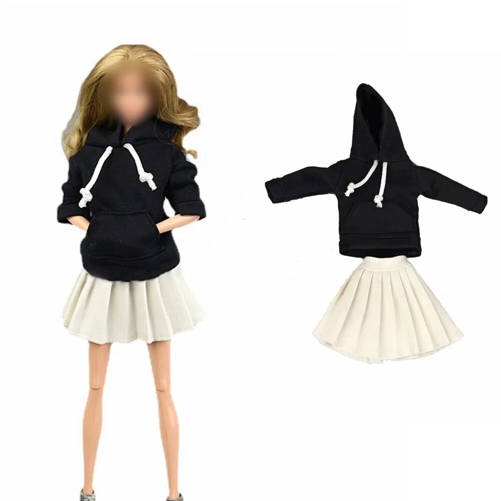 Мода кофта плиссированная юбка для куклы барби Barbie