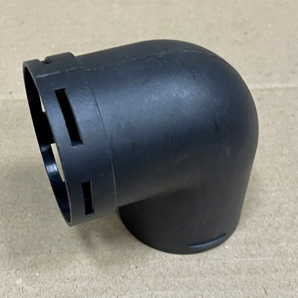 Угол 75мм для автономного отопителя. Дефлектор для воздушного отопителя, черный