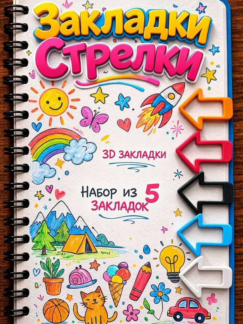 3D закладки Стрелки