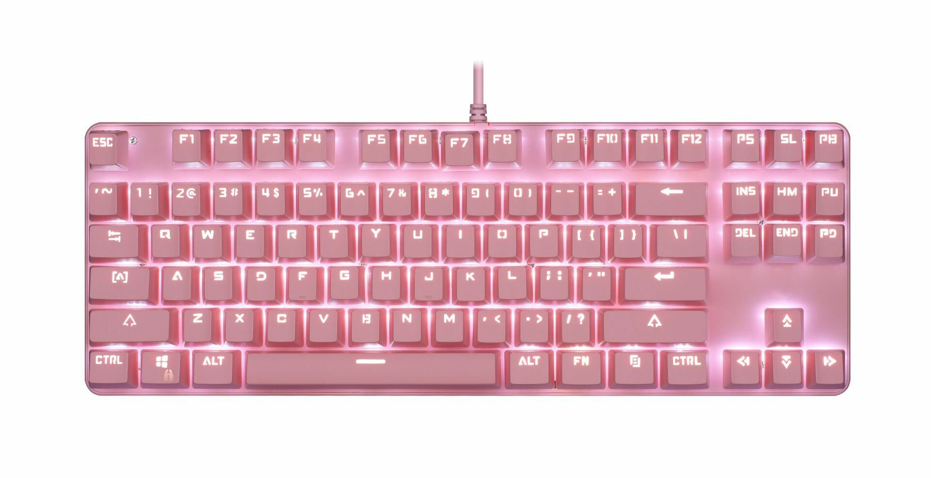Механическая клавиатура Void Warship 919 87 клавиш синий переключатель проводная USB RGB подсветка для игр ABS