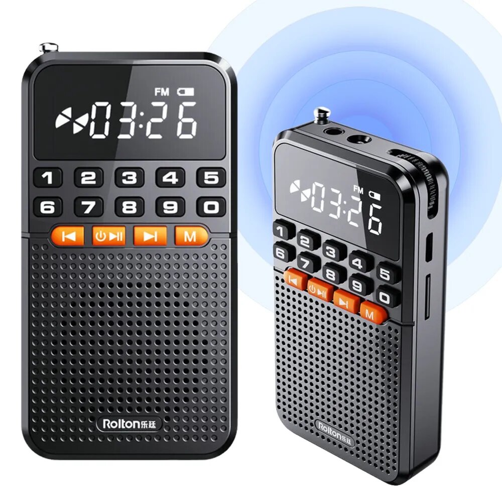 Портативный радиоприёмник с MP3, Bluetooth и FM для пожилых людей