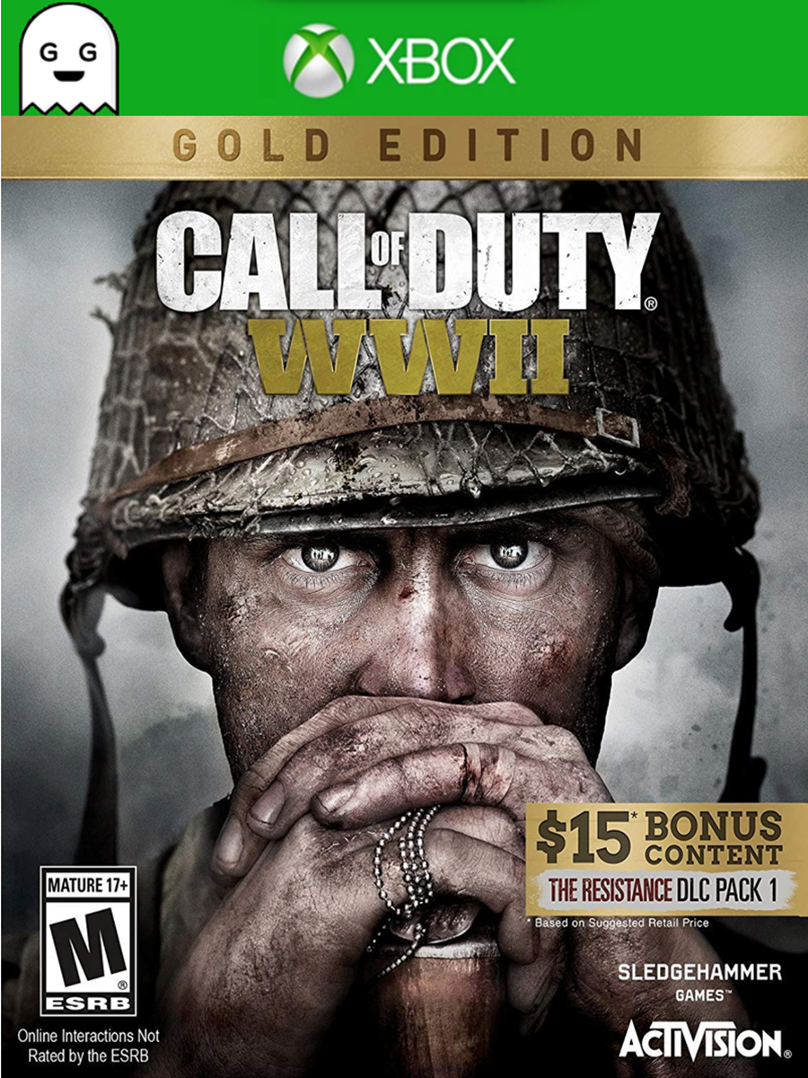 Игра Call of Duty WWII Gold Edition, цифровой ключ для Xbox One/Series X|S, Русская озвучка, Аргентина