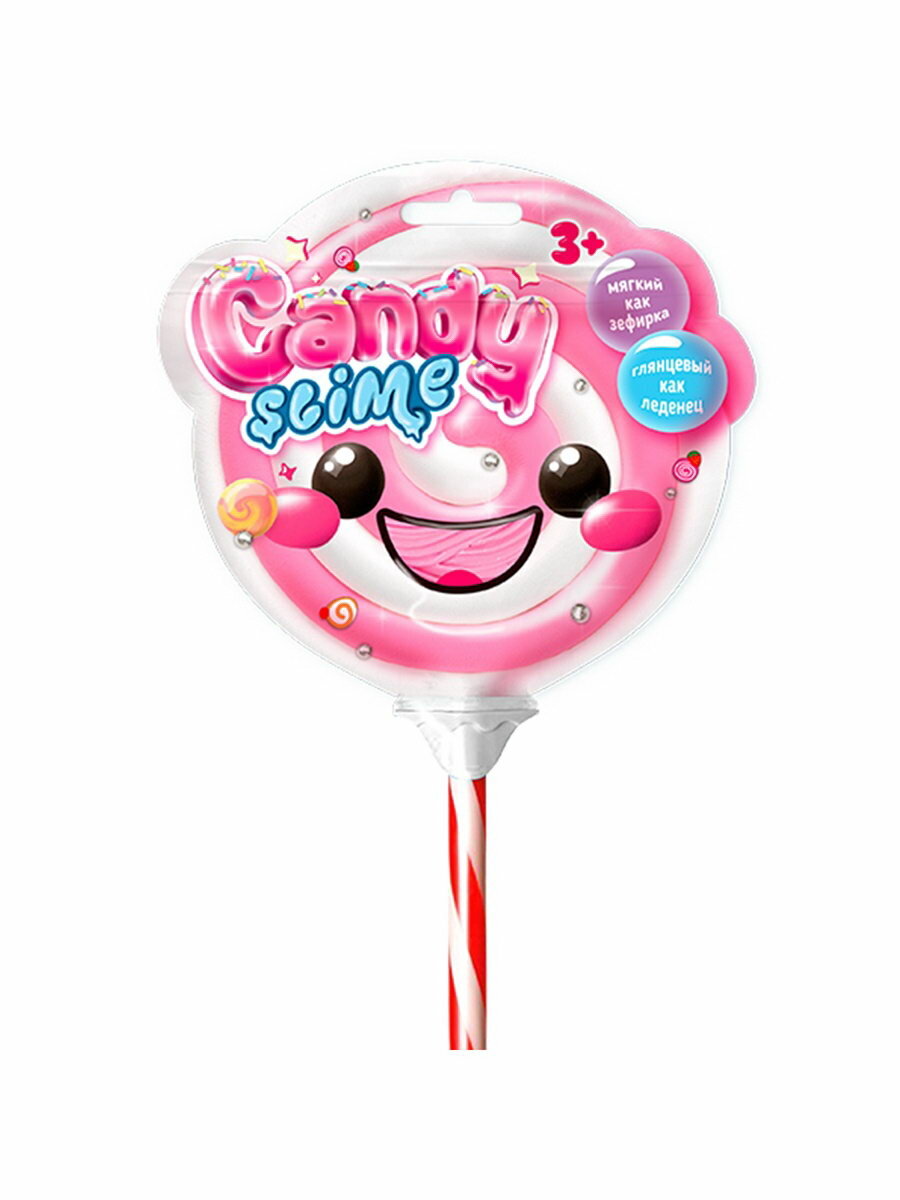 Слайм "Леденец розовый", Candy Slime, 100 г, цвет: розовый, для кого: для девочек