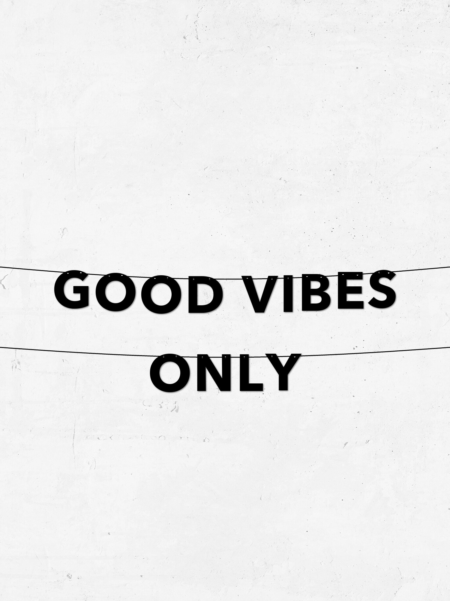 Гирлянда Good Vibes Only из букв, 10 см - Долговечный декор для кафе, баров и фотосессий
