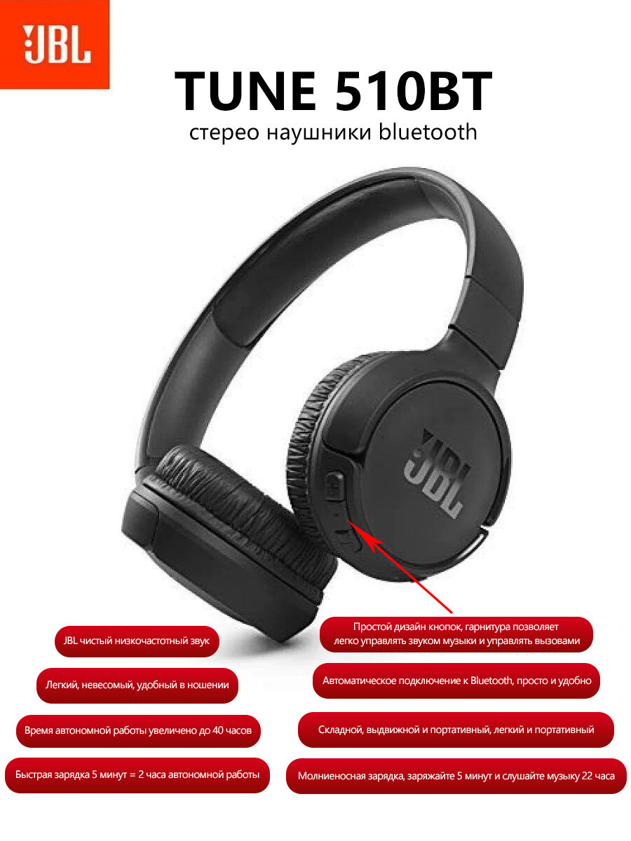 Беспроводная Bluetooth-гарнитура, защита ушей на голове, складная беспроводная Bluetooth-гарнитура с микрофоном и басом