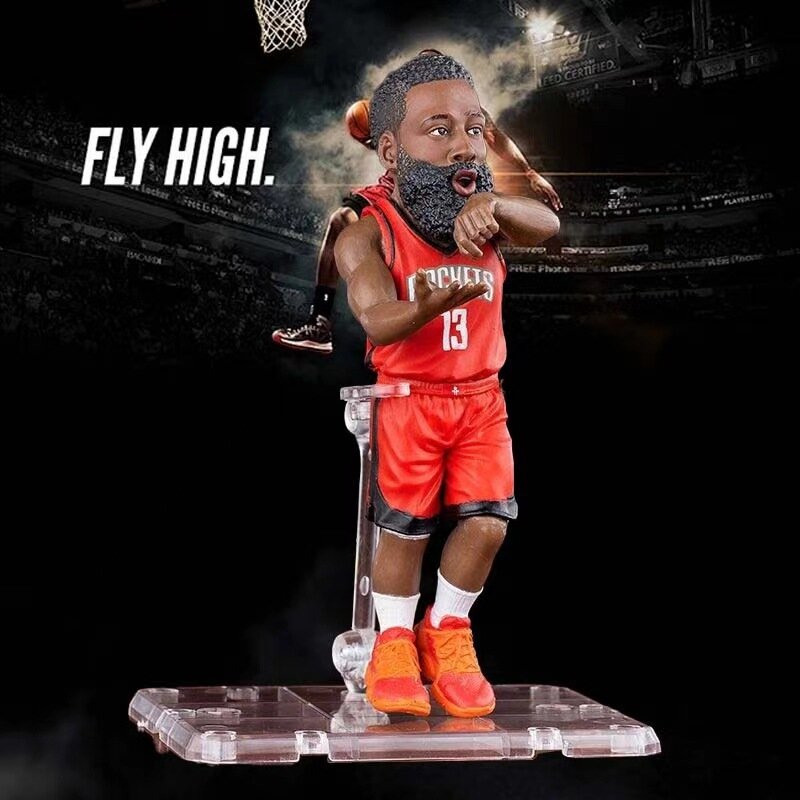 Фигурки NBA - Леброн Джеймс, Стефен Карри, Джеймс Харден, Клей Томпсон, Коллекционная Статуэтка в Официальном Стиле, Подарок Мужчине, Настольный Декор
