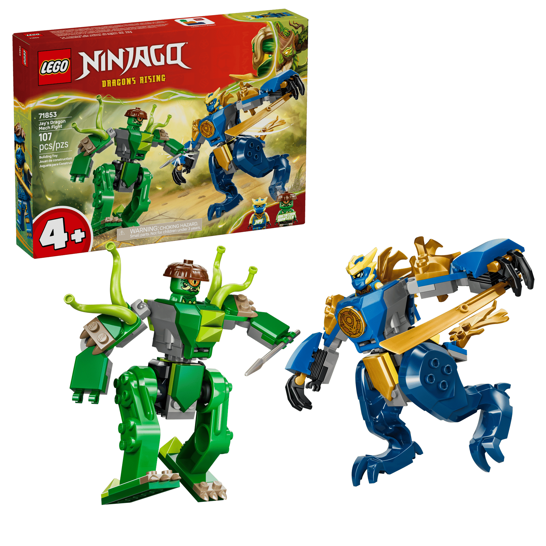 Конструктор LEGO Ninjago 71853 Бой драконьего меха Джея, 107 дет.