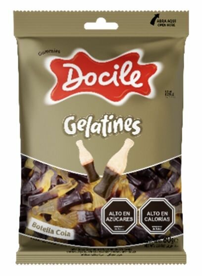 Мармелад DOCILE 80119-2 кола бутылочки COLA Bottle /пакет/ 80г