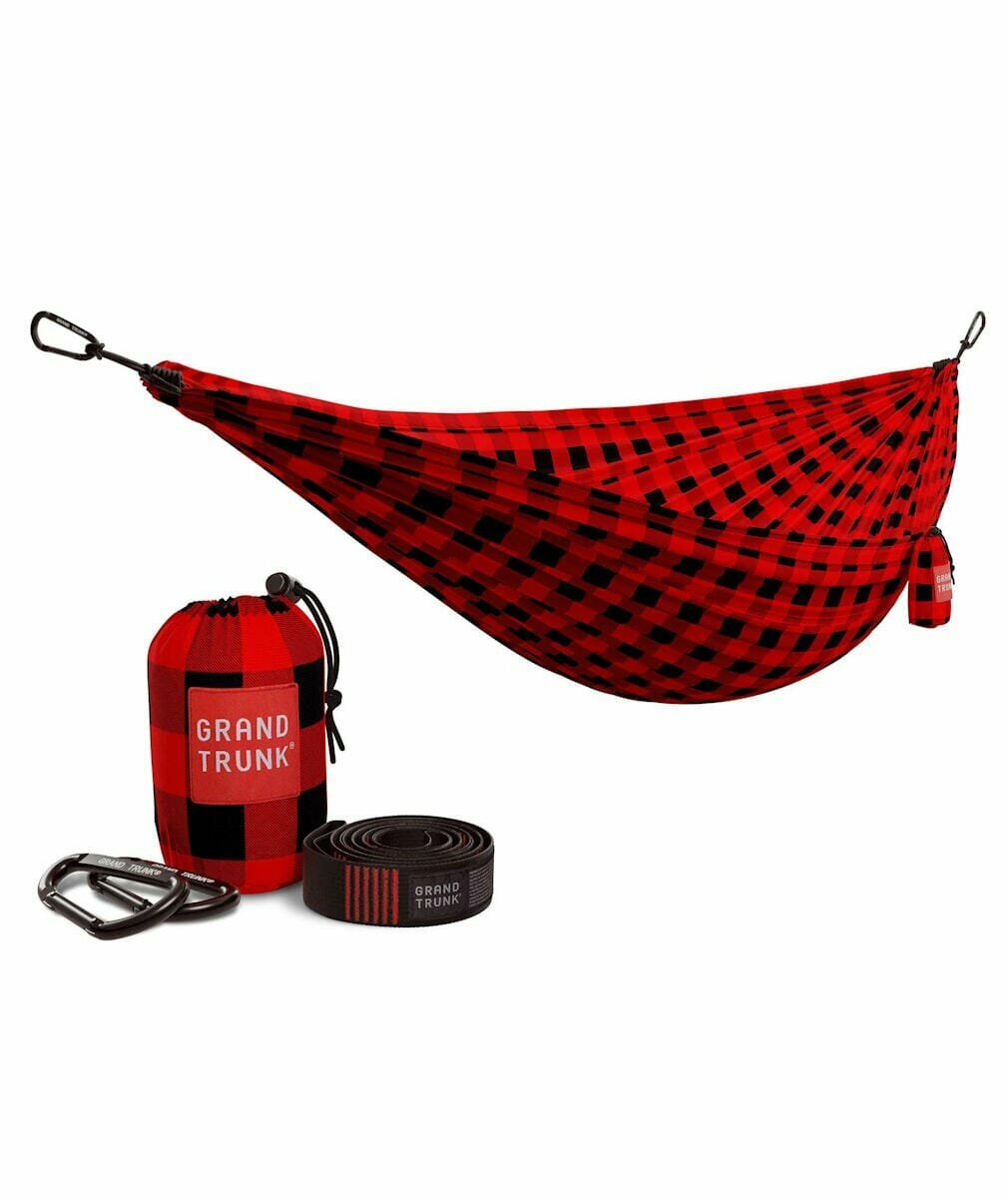 DECATHLON Гамак Grand Trunk Double Deluxe Print с ремнями Heritage, размер 320x198 см, грузоподъемность 181 кг