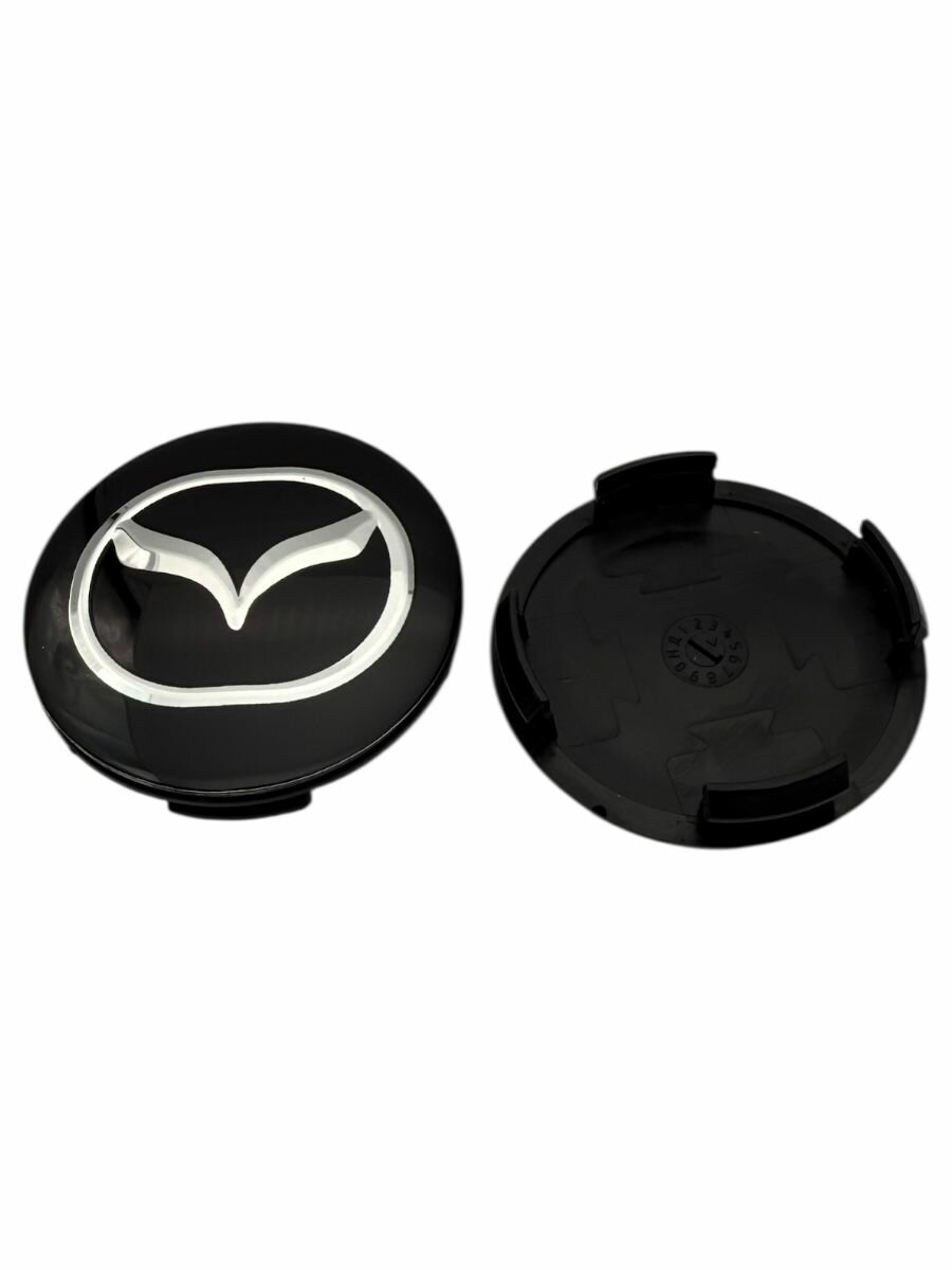 Колпачки заглушки на литые диски c логотипом MAZ 60-56-9, 4 колпачка