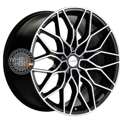 Диск автомобильный литой Khomen Wheels KHW1902 (Mercedes) 19x8.5 5x112 et38 dia66.6 Black-FP