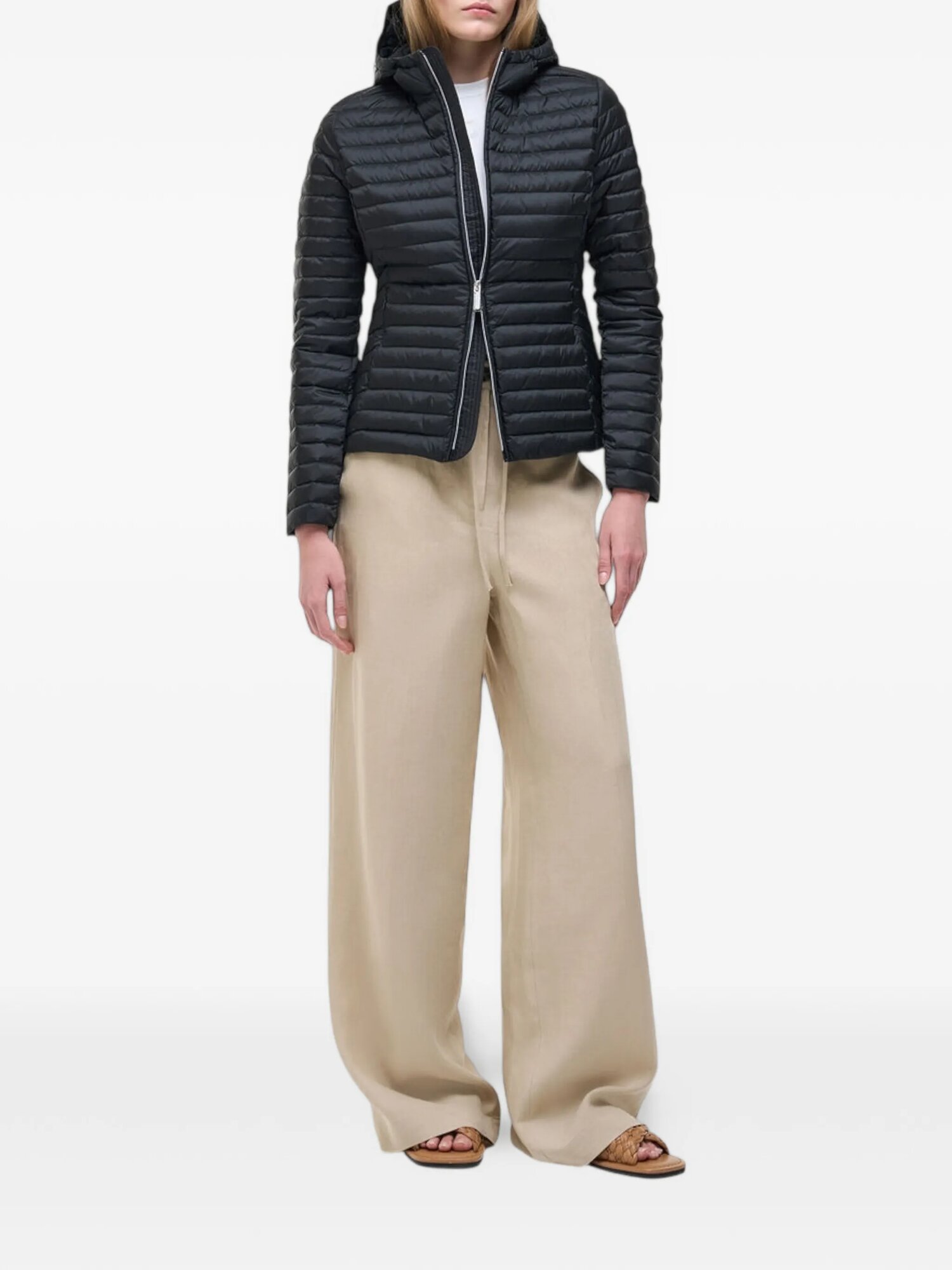 Куртка Colmar Hooded quilted jacket, размер 50 IT, black — фото 1