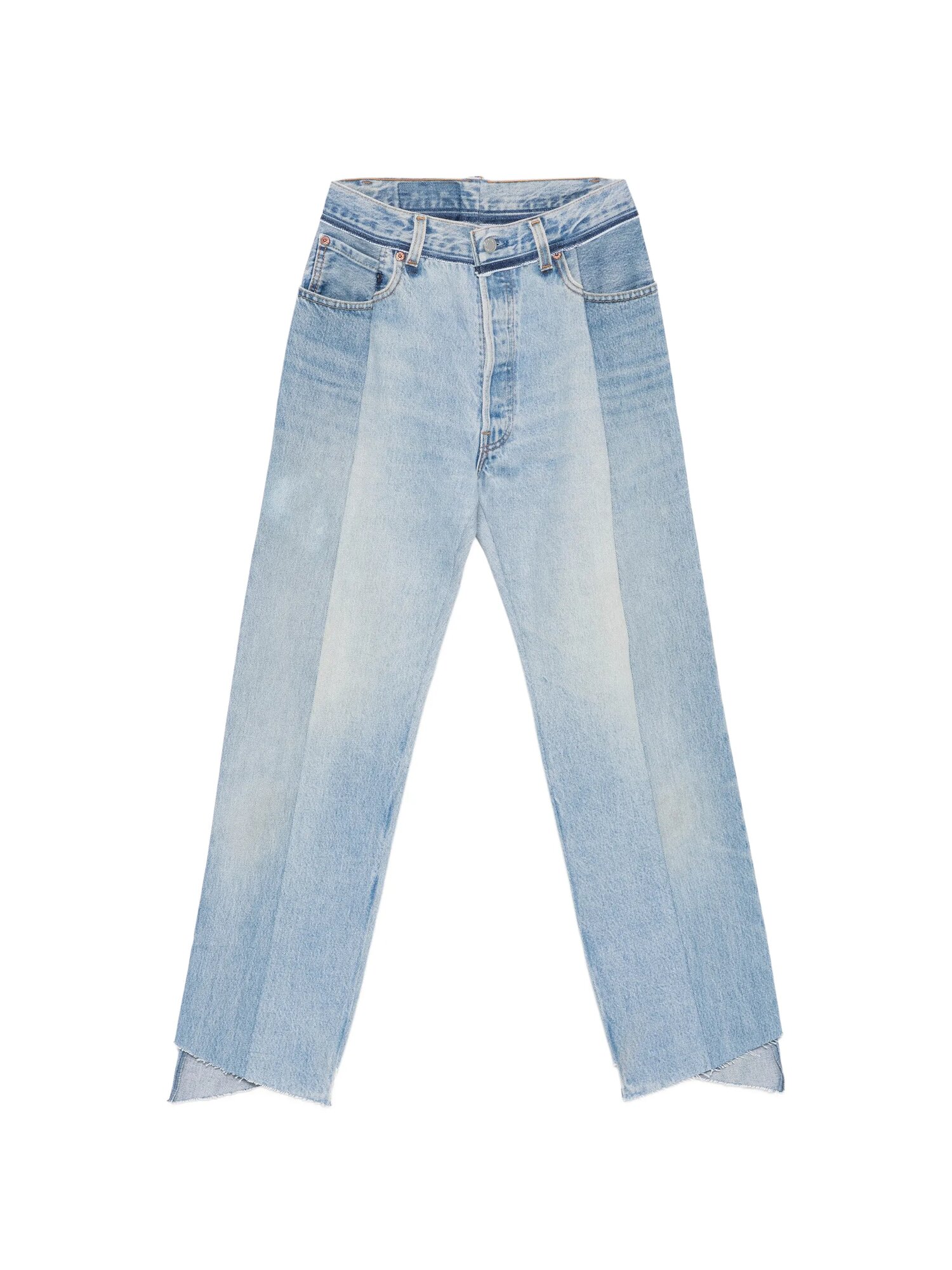 Джинсы Panel raw-edge jeans 