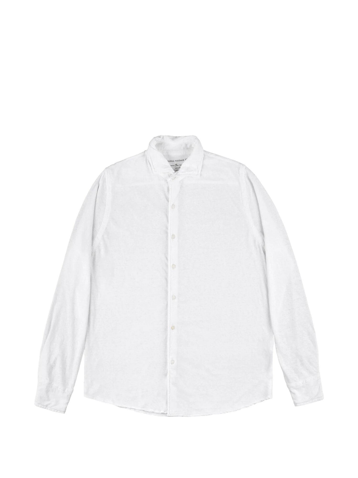 Рубашка Button-down long-sleeved linen shirt