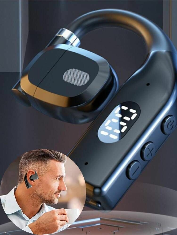 Беспроводная гарнитура bluetooth для телефона с микрофоном Блютуз наушник на ухо