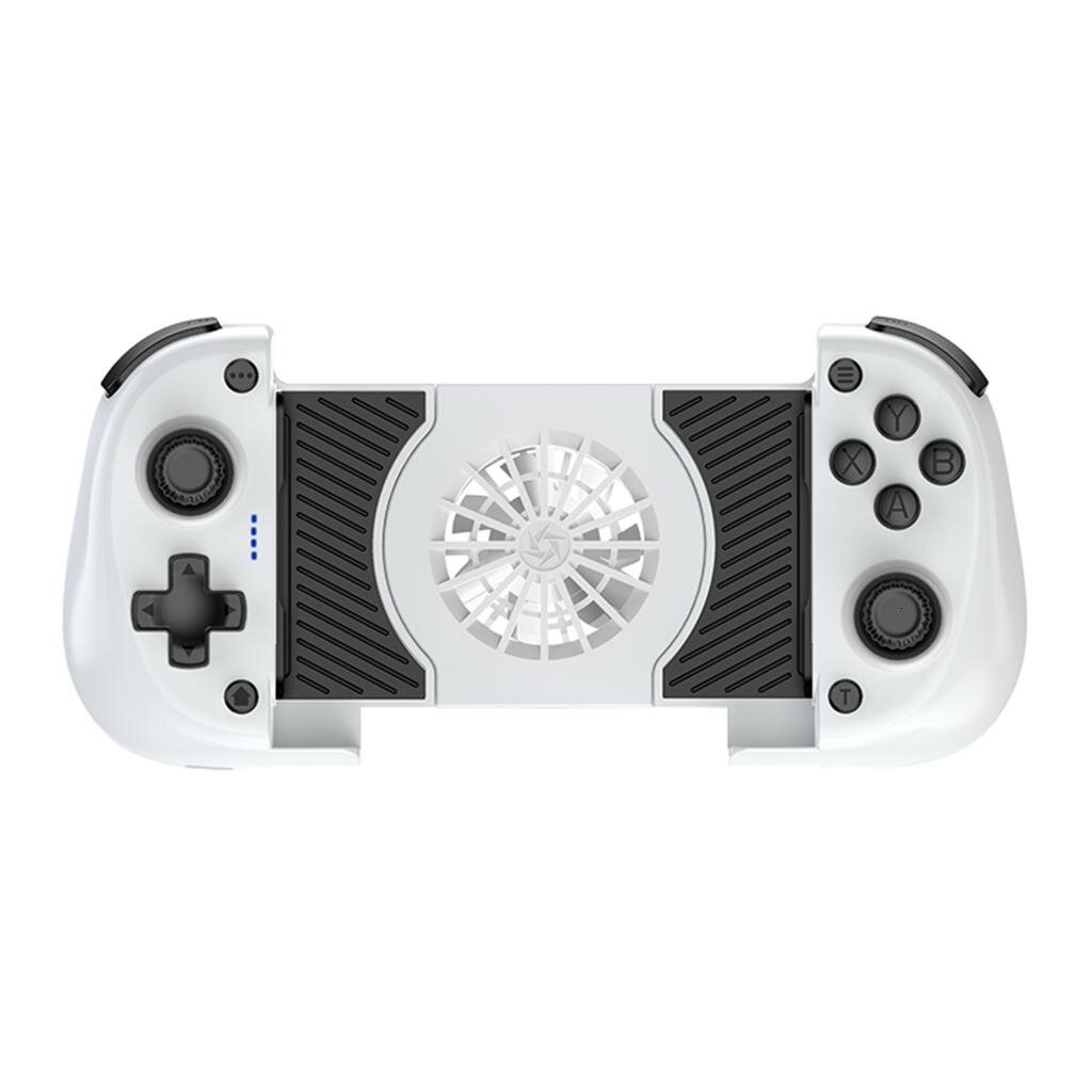Беспроводной геймпад с вентилятором и двойной вибрацией, Белый