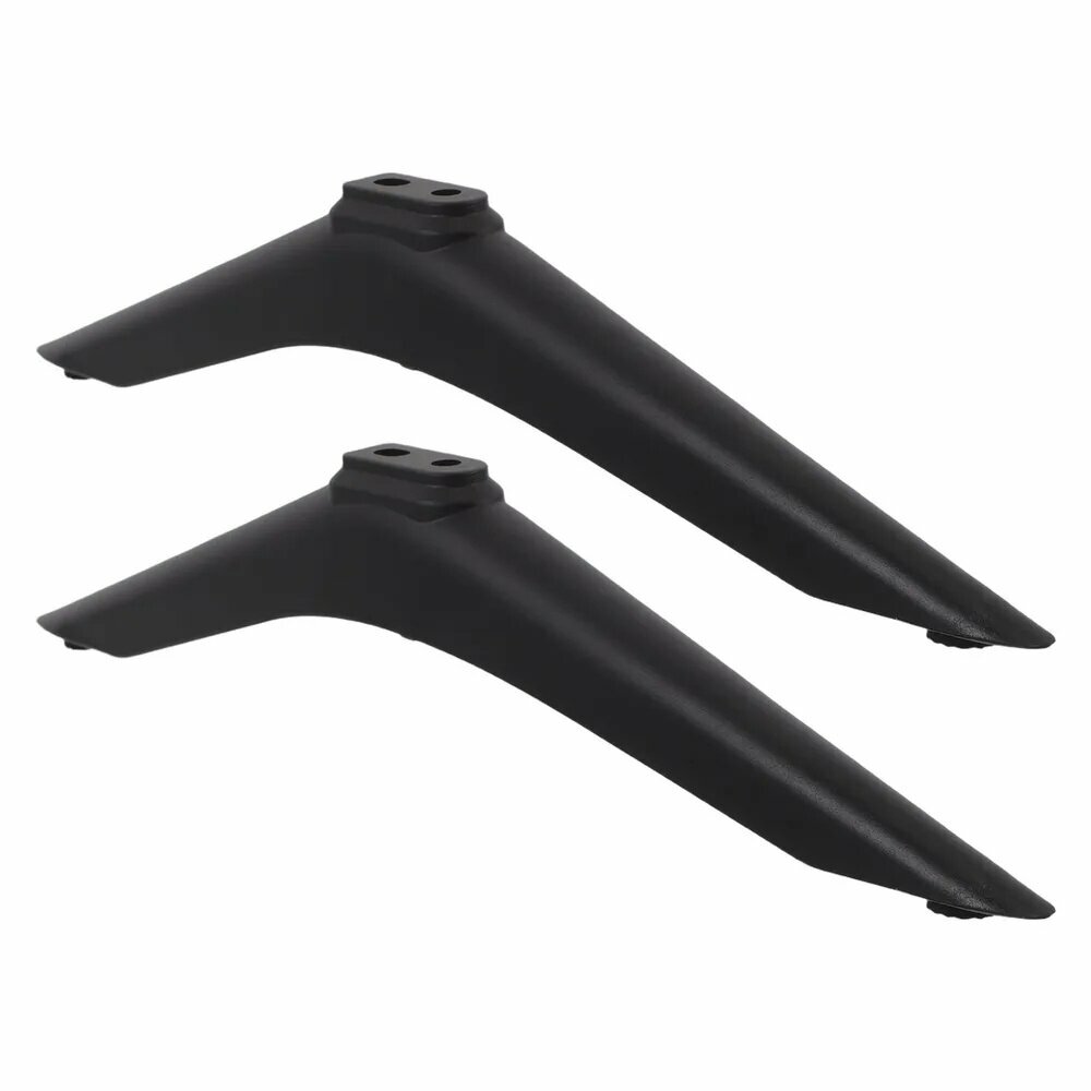 Комплект из двух чёрных крепких ножек для плоского телевизора 32-65 дюймов для установки на стол