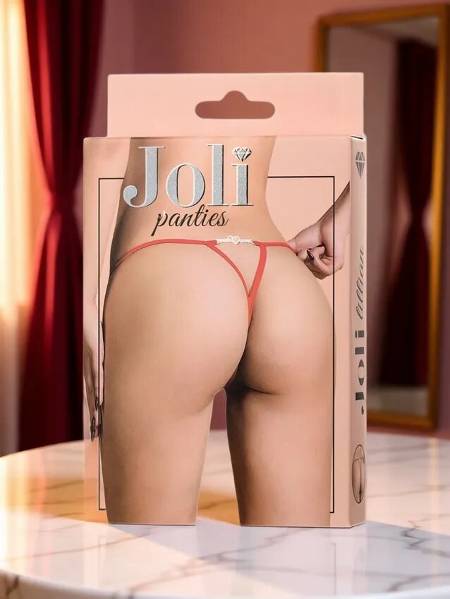 Стринги Joli Lillian Erolanta, S-M-L, красный