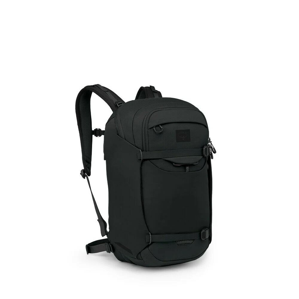 Рюкзак Osprey Metron 24 (Black/Anchor Blue) для велопоездок и повседневной жизни, чёрный, 24 литра