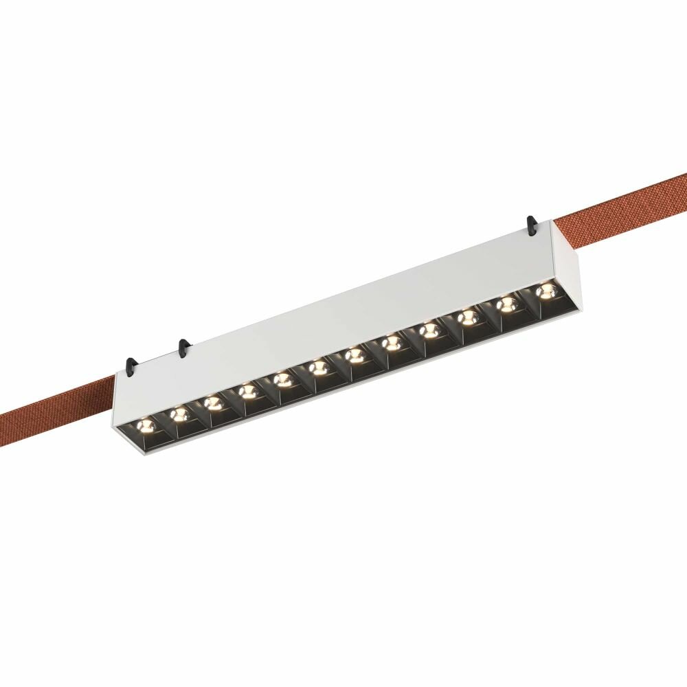 ST455.536.12 ST-Luce Св-к трек. Белый LED 1*12W 3000K 1 060Lm Ra90 24/40 IP20 L323xW40xH45 48V.