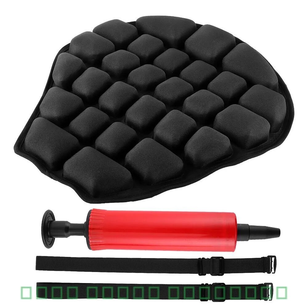 Сиденье для мототехники Black матовый, подходит для мотоциклов, размер 375 мм, удобное сиденье