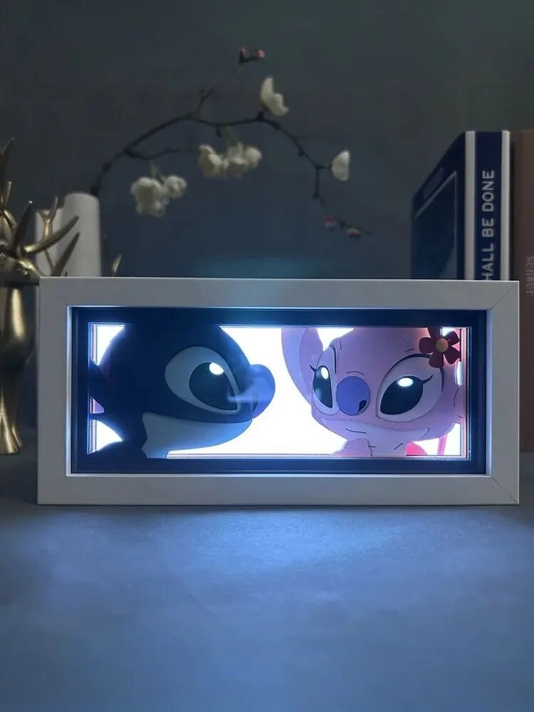 LED ночник Стич / Stitch из мультфильма Лило и Стич / Lilo & Stitch