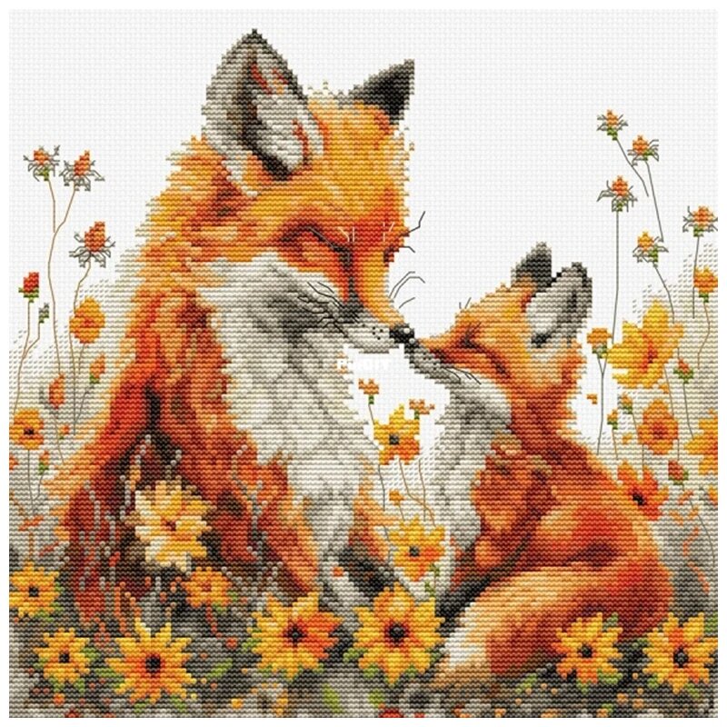 Набор для вышивки крестом XIUSPRING, картина, 100% хлопок 18ct white