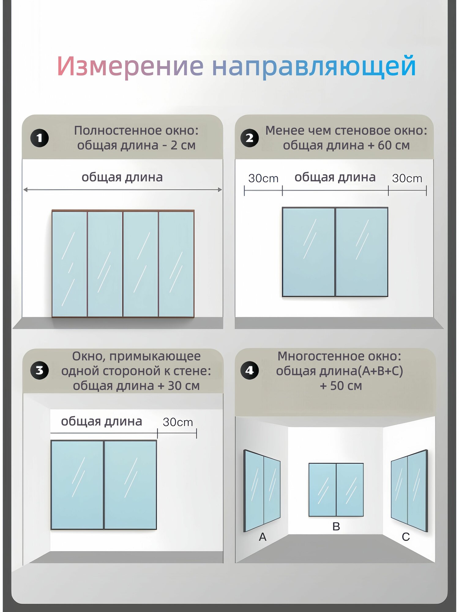 5м Карниз для штор, Карниз для штороднорядный потолочный, белый